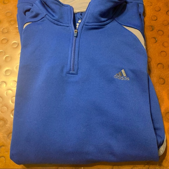 adidas | Shirts | Mens Adidas Pullover Partial Zip Ls 2x Xxl | Poshmark
